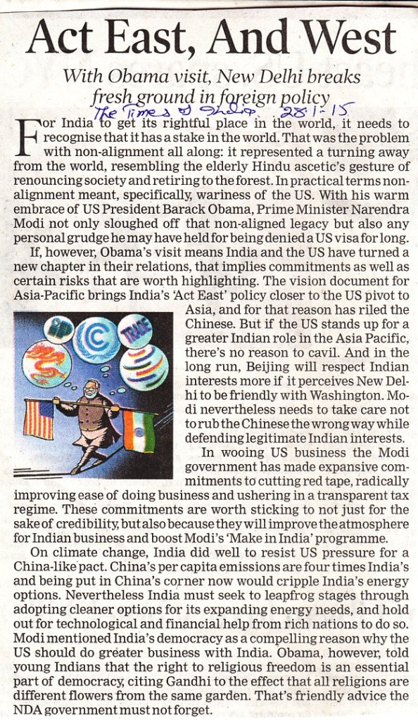 Important Editorial Articles (From 24th Jan to 29th Jan 2015) - AFEIAS