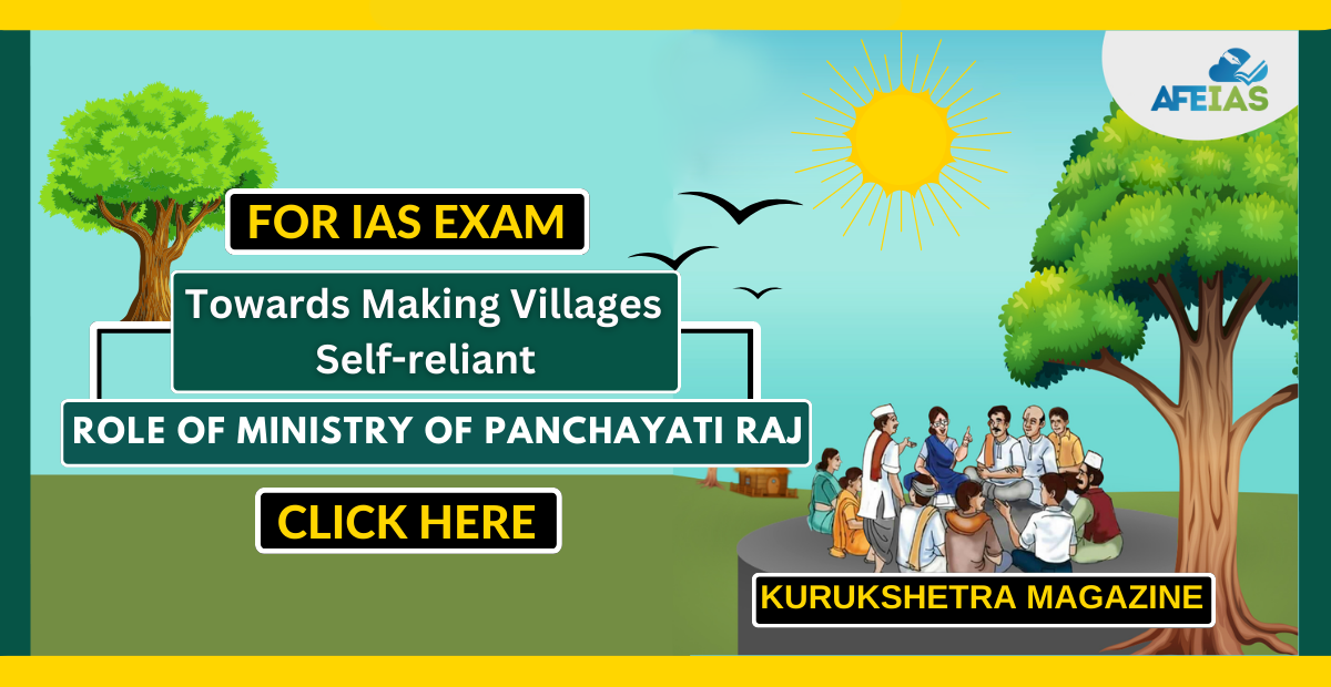Kurukshetra : Towards Making Villages Self-reliant Role of Ministry of ...